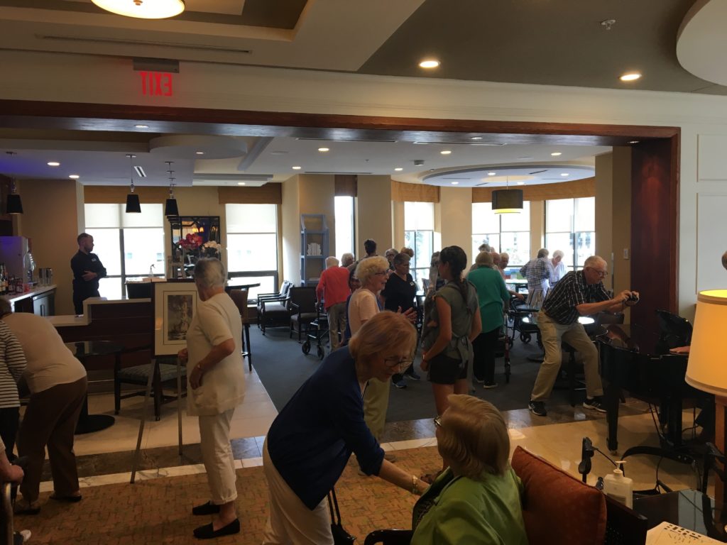 residents of Pearl and Pine enjoy art show - Pearl and Pine